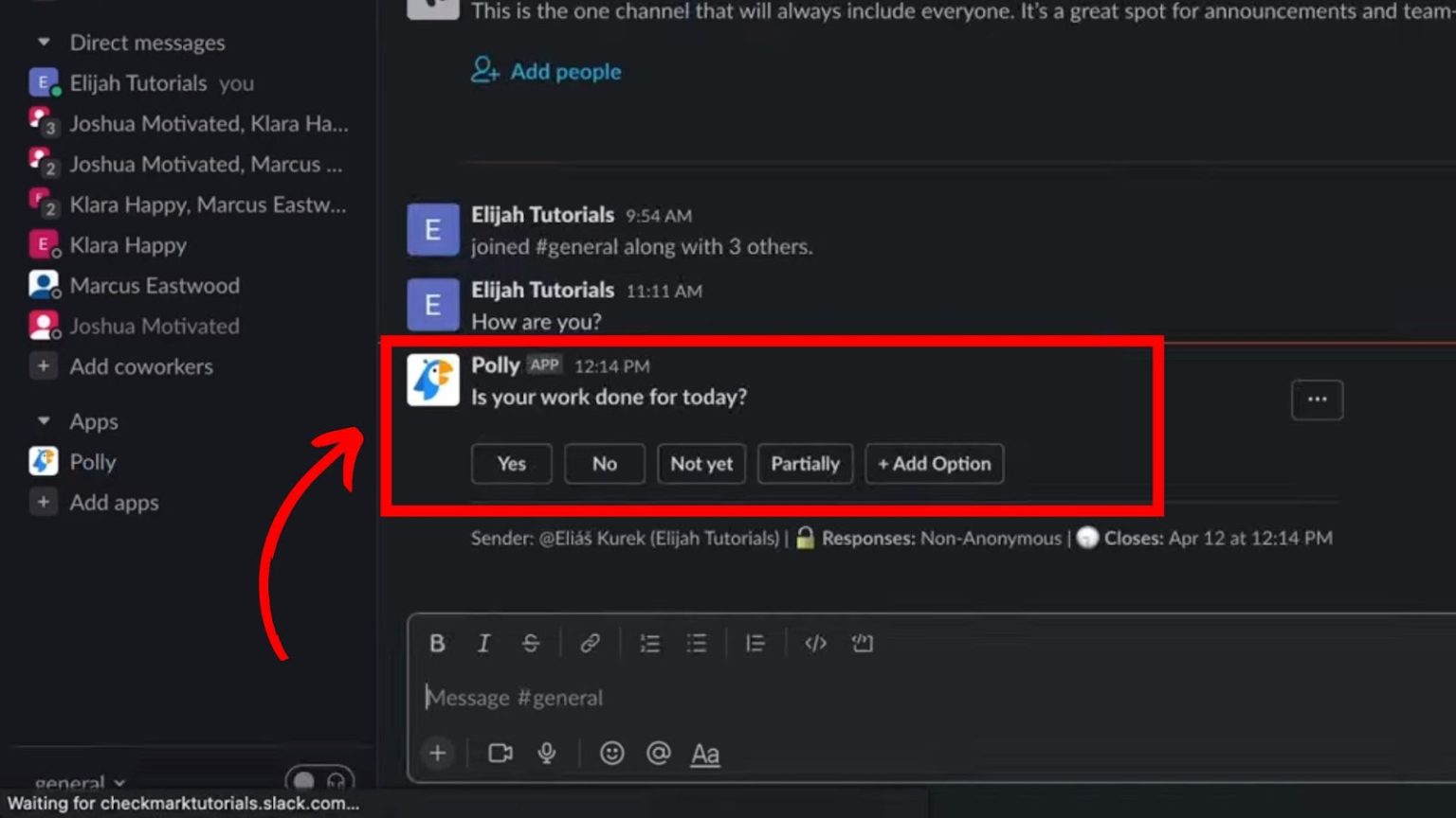 Creating a Poll Within Slack Channels [ 6 Easy Steps] - Portfolink
