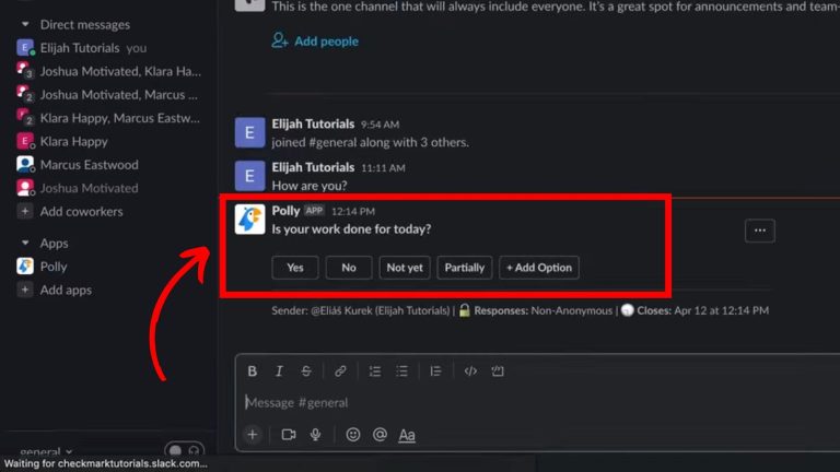 Creating a Poll Within Slack Channels [ 6 Easy Steps] - Portfolink