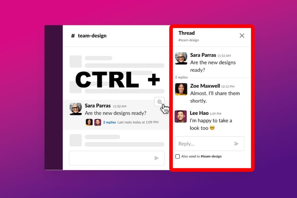 Open Slack Thread in Main Window [The Only Way] - Portfolink