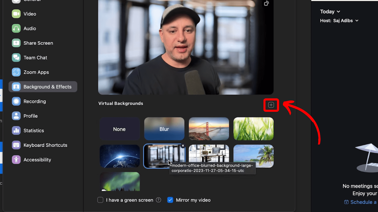 How to Add a Background in Zoom [Use Custom Background!] - Portfolink