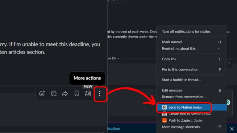 Notion & Slack Integration [Two Easy Ways] - Portfolink