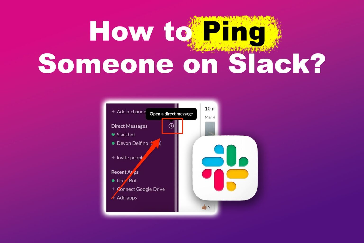 Ping Someone on Slack [ The Right Way] - Portfolink
