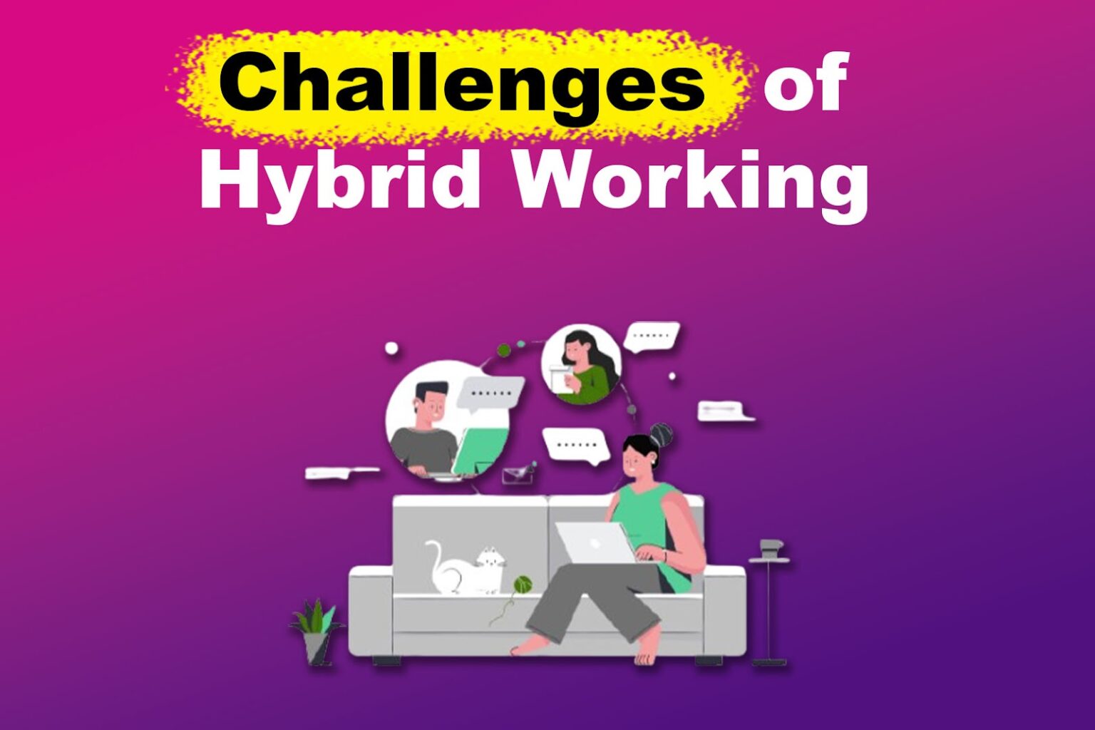 Challenges of Hybrid Work [+ The Solutions That Work] - Portfolink